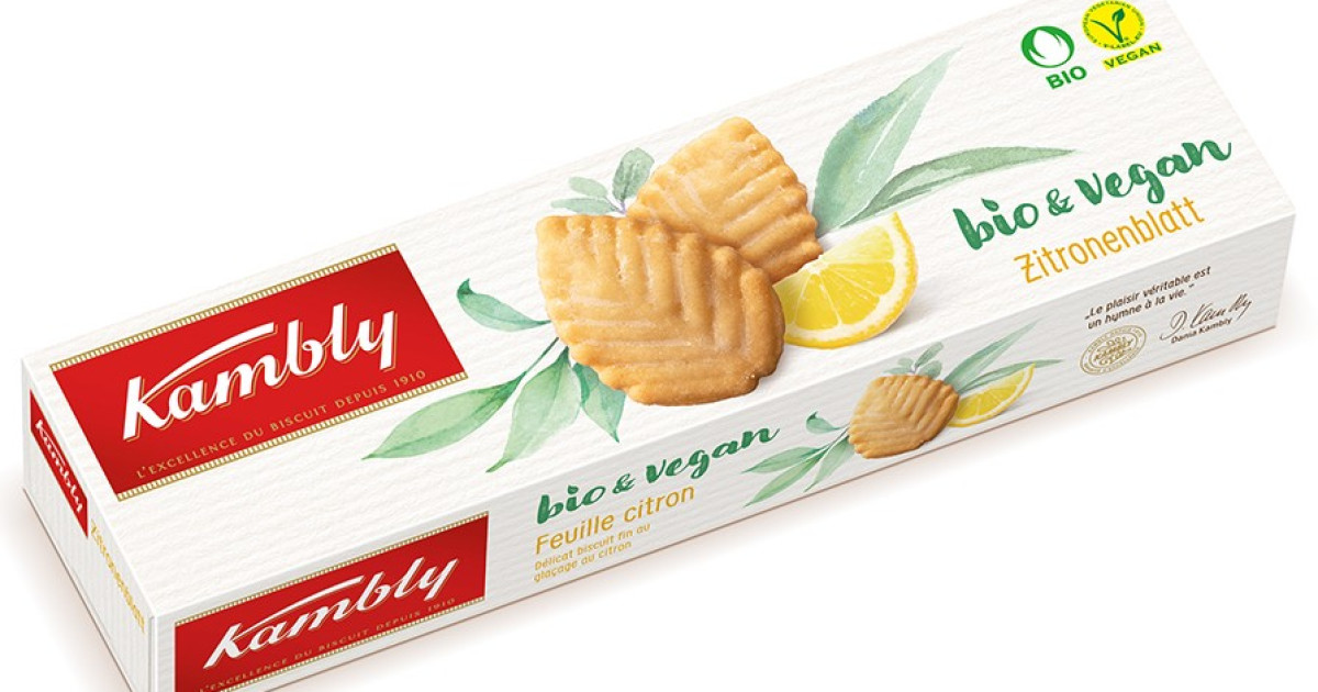 Kambly – bio&vegan Lemon Leaves 110 g