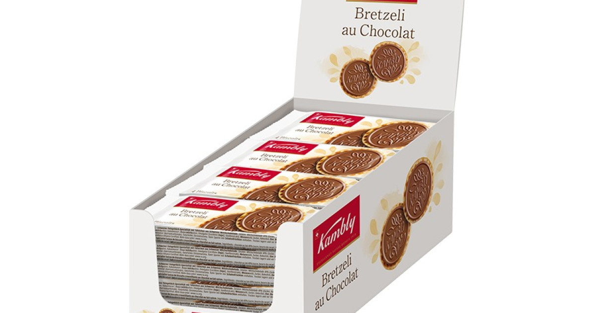 Kambly – Bretzeli au Chocolat Small Packets 4 x 24 à 33 g