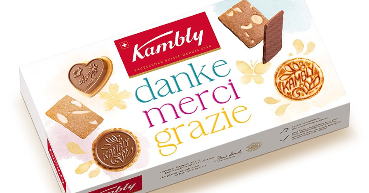 Kambly – Mischung Danke · Merci · Grazie 155 g