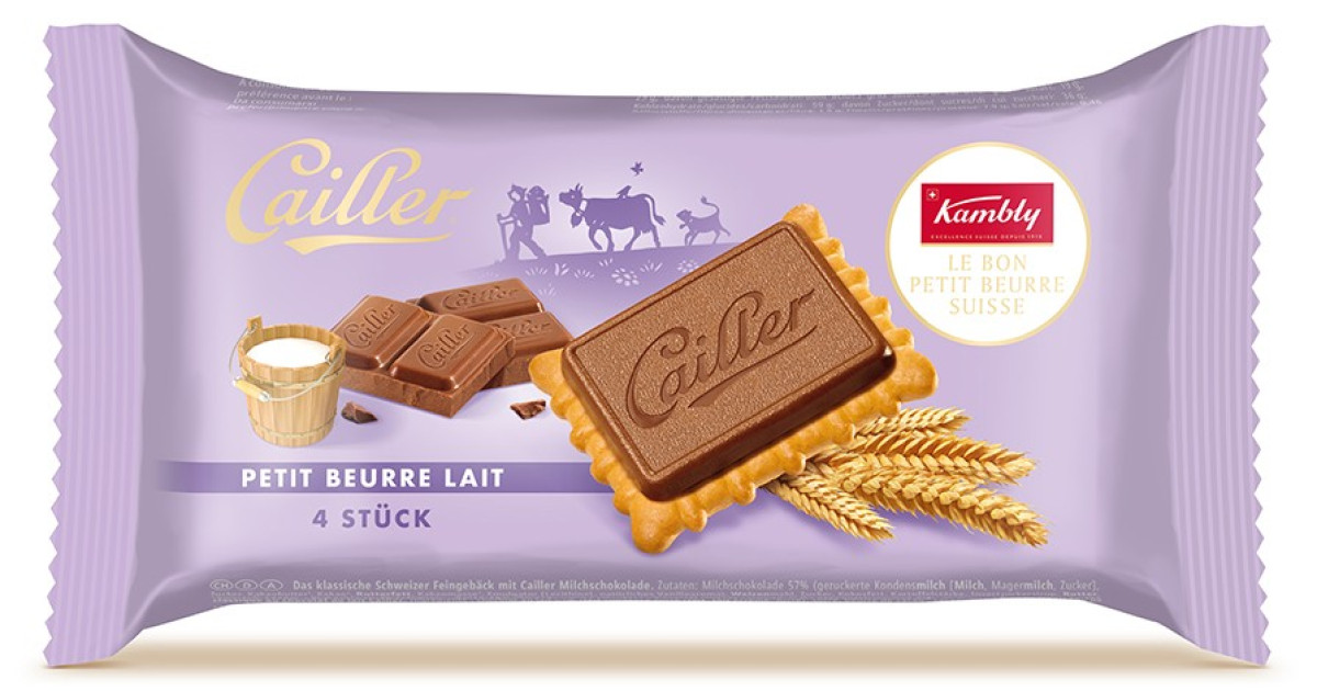 Kambly – Cailler Petit Beurre Lait Small Packets 16 x 41 g