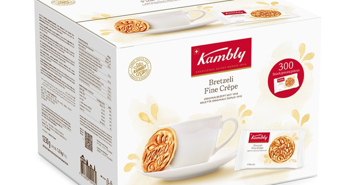 Kambly – Bretzeli Einzelportionen 300 Stk. 1230 g